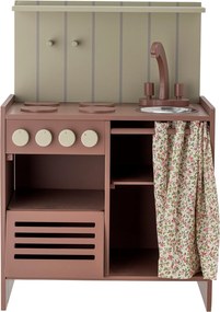 BLOOMINGVILLE Mini kuchyňka Pippi, hnědá, MDF