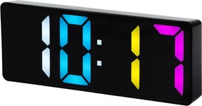 Verk Group DIGITÁLNÍ BUDÍK ELEKTRONICKÝ TEPLOMĚR BAREVNÝ BUDÍK DATUM SNOOZE