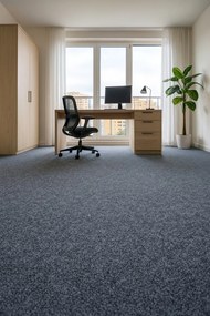 Condor Carpets, Metrážový koberec Extreme 75, zátěžový, na míru, šíře 4m, šedá, ab (mřížka), chodba / předsíň
