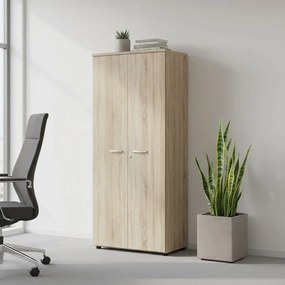 Vysoká šatní skříň Praktik 80 x 40 x 182,1 cm, dub sonoma