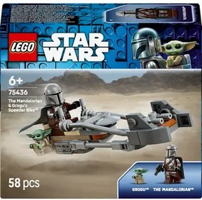 LEGO® Star Wars™ 75436 Mandalorian a Grogu a spídrová motorka / Počet