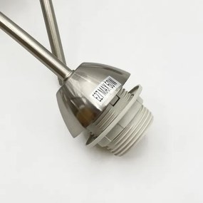 Přisazený lustr DONNA 5xE27/60W/230V nikl