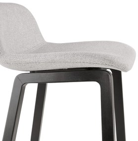 Kokoon Design Barová židle Trapu Mini Barva: světle šedá/přírodní BS02720LGNA