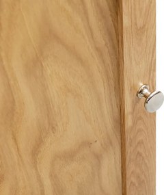 vidaXL Rohová skříňka 59 x 36 x 180 cm masivní dubové dřevo [247042] Barva: Hnědá