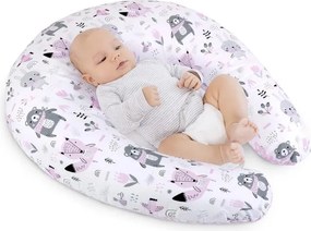 Bellatex Povlak na kojicí polštář na zip Bílá,Žlutá 180 cm, po obvodu