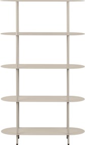 House Nordic Kovový regál RIETI 150x90cm světlý 3251011
