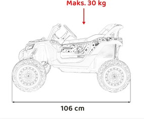 Ramiz Buggy ATV Defend 4x4 fialová licence KUROMI