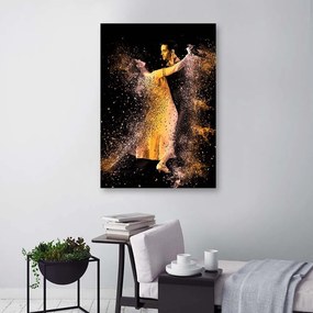 Gario Obraz na plátně Pár tančící ve zlatém prachu Rozměry: 40 x 60 cm