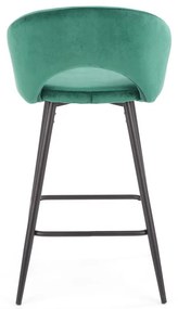Barová židle Barnes, zelená