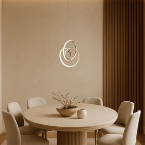 Toolight Závěsné LED svítidlo Luxury Glamour 4 G076-1CP zlaté