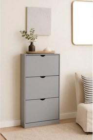 Šedý výklopný botník 60x118x24 cm Stelo – Bonami Essentials