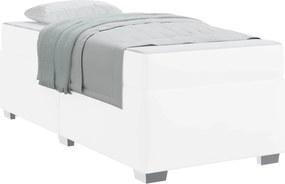 Rám postele Bílá 100 x 200 cm PVC 3399227