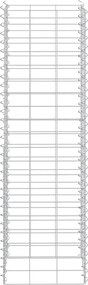 Gabionové vyvýšené záhony 3 ks 30 x 30 x 100 cm železo 151249