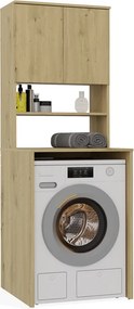 Skříňka nad pračku POLA MULTI dub artisan