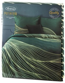 MAKOSATENOVÉ POVLEČENÍ PREMIUM3 200X220 CM, 2KS 70X80 CM ZELENÉ