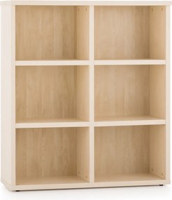 Střední regál Visio 100 x 34 x 113,7 cm, javor