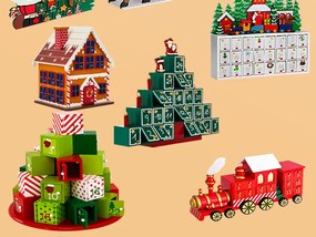 Spielwerk Dřevěný adventní kalendář – pyramida se šuplíky