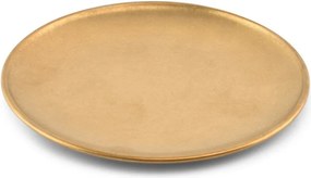 Dezertní kovový talíř ve zlaté barvě ø 17 cm Serve – BonBistro