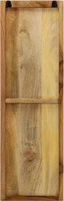 Nástěnný věšák 2 ks masivní mangovníkové dřevo 36 x 110 x 3 cm 246025
