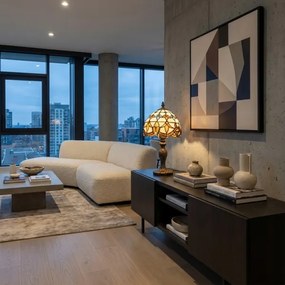 BRILAGI - Tiffany vitrážová stolní lampa MIRABELLA 1xE27/60W/230V