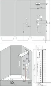 Hansgrohe Rainmaker Select - Hlavová sprcha | 3 proudy | EcoSmart | bí