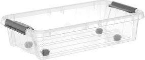 Úložný box siguro pro box underbed 31 l, 39,5 x 17,5 x 72 cm, transparentní