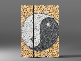 Paraván symbol jin jang Rozměr: 135 x 180 cm