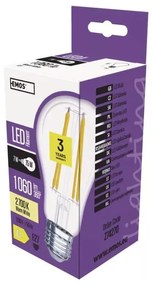 Teplá LED filamentová žárovka E27, 7 W – EMOS