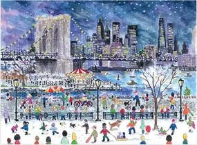 GALISON Puzzle Sněhová bouře nad New Yorkem / 1000 dílků