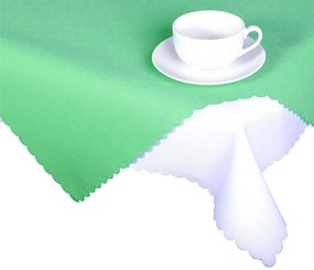 Forbyt, Ubrus s nešpinivou úpravou, Jednobarevný Deštík, světle zelený pr.120 cm