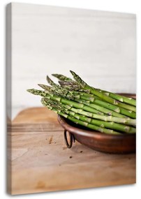 Obraz na plátně Chřest Zeleninová kuchyně - 40x60 cm