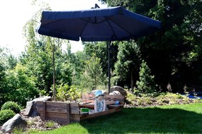 Tomido Zahradní slunečník EXCLUSIV 300 cm BLUE 3052