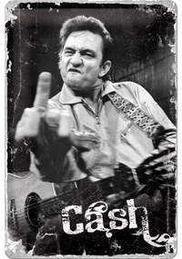 Postershop Plechová cedule - Johnny Cash 30x20 cm