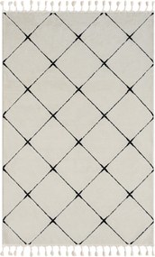 My Flair, Kusový koberec Moroccan Vision weiß, 100x200, černobílá, ložnice