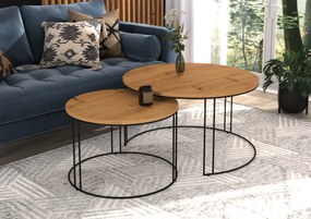 ADRK Furniture Konferenční stolek 2v1 ETTA CT-ETT-B-A