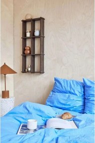Patrová police z jasanového dřeva v tmavě přírodní barvě 42,5 cm Grid – OYOY Living Design