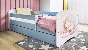 XXXLutz POSTEL PRO DĚTI A MLÁDEŽ 80/160 cm, modrá, bílá MID.YOU - Dětské pokoje sestavy - 00214200023N