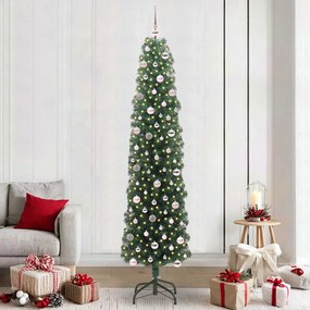 Umělý vánoční stromeček Zelená 240 cm PVC, ocel a plast 3394971