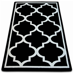 Kusový koberec Trelis černý, Velikosti 280x370cm