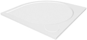 Gelco, ARCA sprchová vanička z litého mramoru, čtvrtkruh 100x100x3cm, R550, PA551