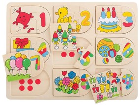 Bigjigs Toys Obrázkové počítací puzzle