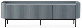 Šedomodrý TV stolek 180x55x40 cm Willa – MOME