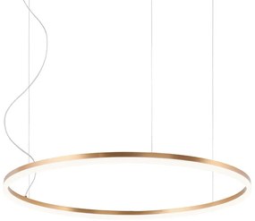 Redo group Redo Orbit direct, závěsné kruhové svítidlo, 55W LED 4000K stmívatelné TRIAC, bronz, prům. 80cm