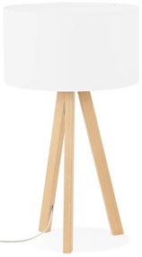 Kokoon Design Stolní lampa Trivet Mini Barva: bílá/černá TL00290WHBL