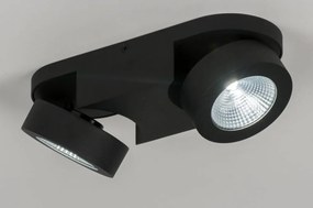 Stropní designové LED svítidlo do chodby AV Black II