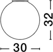 Stropní svítidlo NOVA LUCE NEVOSO E27 920424 bez žárovky
