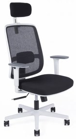 Office Pro Kancelářská ergonomická židle Office Pro CANTO W — černá / bílá