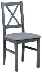 Jídelní židle Ganda 10 Zvolte dřevo: Bílá, Zvolte látku: látka 10b