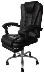 Malatec 23286 Kancelářská židle EKO kůže černá