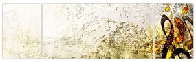 Obraz - Síla hudby (170x50 cm)